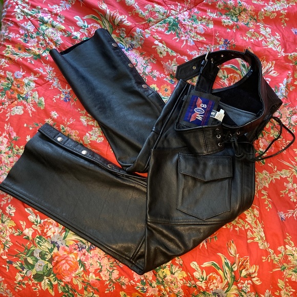 Mob | Accessories | Mob Classic X4 Collection Leather Chaps Hand Tooled ...